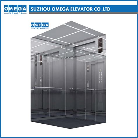 Forced Traction Type Drum Passenger Elevator With Glass Door