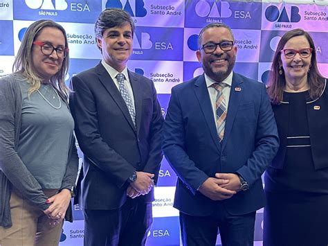 OAB SP acompanha cerimônia de posse da diretoria da Subseção de Santo