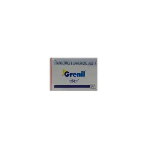 Grenil Tablet Domperidone 20mg Paracetamol 500mg At Best Price In Nagpur