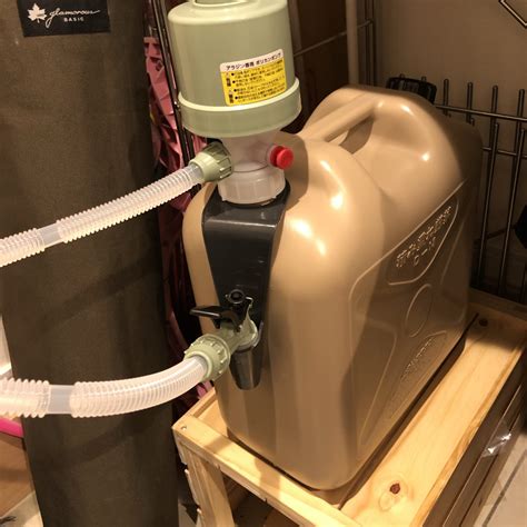 灯油タンク「the Genie Tank ジィニータンク」と給油ポンプ「アラジン×タカギコラボ」でおしゃれ給油｜みはらしラボ