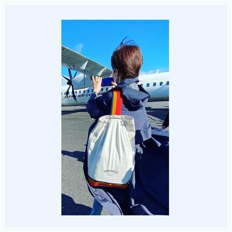 吉瀬美智子さんのインスタグラム写真 吉瀬美智子instagram「到着！ 虹も出て晴天🌈 行き先はお楽しみに〜」11月13日 10時