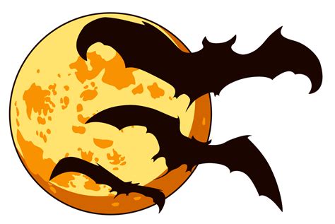 Halloween Moon With Bats Wall Or Window Decor Decal Nostalgia Decals