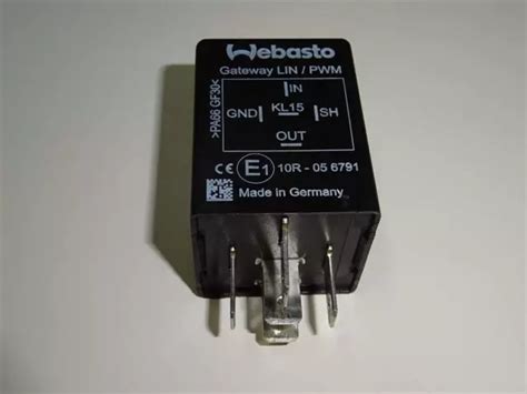 Webasto Standheizung Lin Gateway Ipcu Pwm Signal Gebläse Klimaautomatik