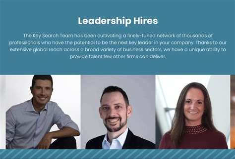 Leadership Hires Key Search