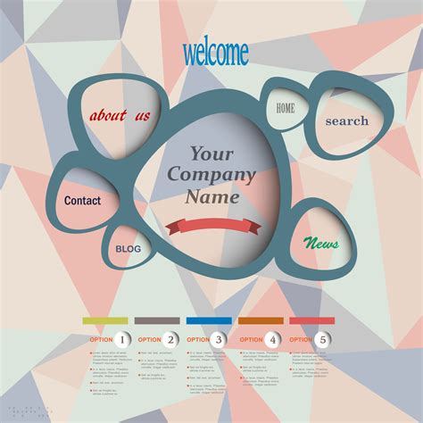 Vector Web Design Template 3776329 Vector Art At Vecteezy