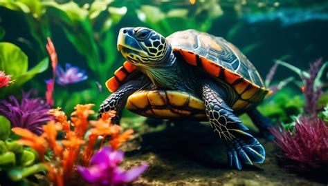Rare And Colorful Reeves Turtle Steals Spotlight