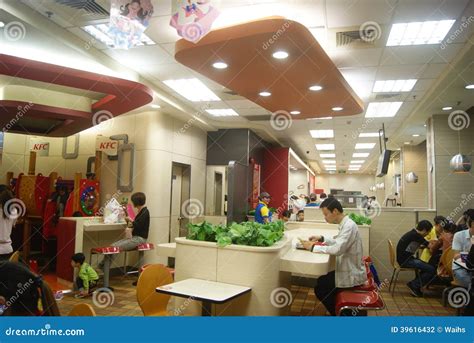 Shenzhen China Kfc Restaurant Editorial Photography Image Of