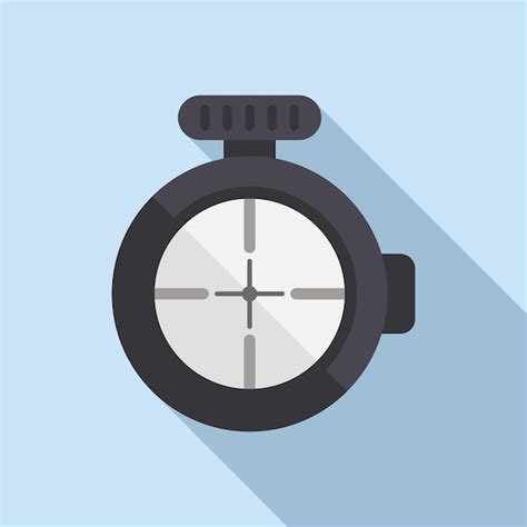 Premium Vector Sniper Sight Icon Flat Vector Rifle Scope Military Texture