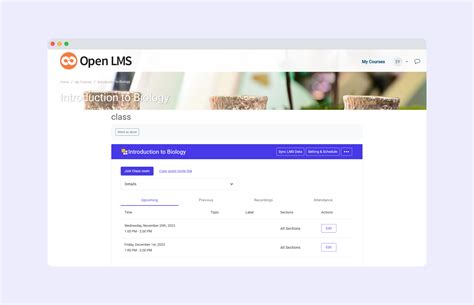 Open Lms Integration With Class Class