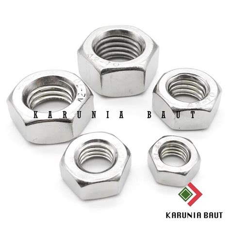 Mur Ss304 M4 Stainless Steel Mur Baut Ss 304 Anti Karat Baut Kunci 7 Lazada Indonesia