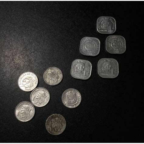 Philippine Peso Coins For Sale Cents Piso And More Shopee Philippines