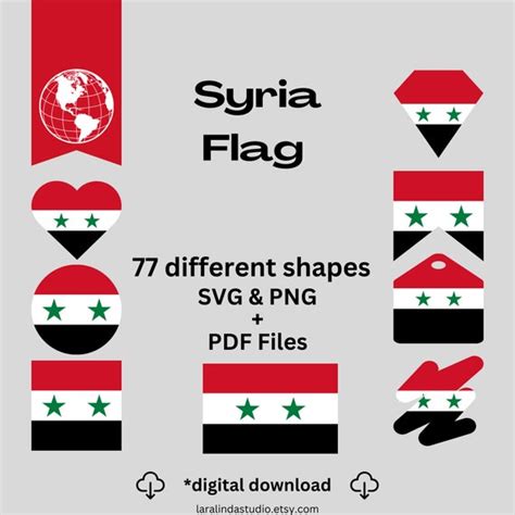 Syria Flag Without Stars