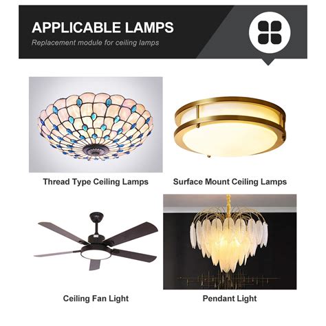 Led Ceiling Light Replacement Led Light Panel Dimmable Round Led Module