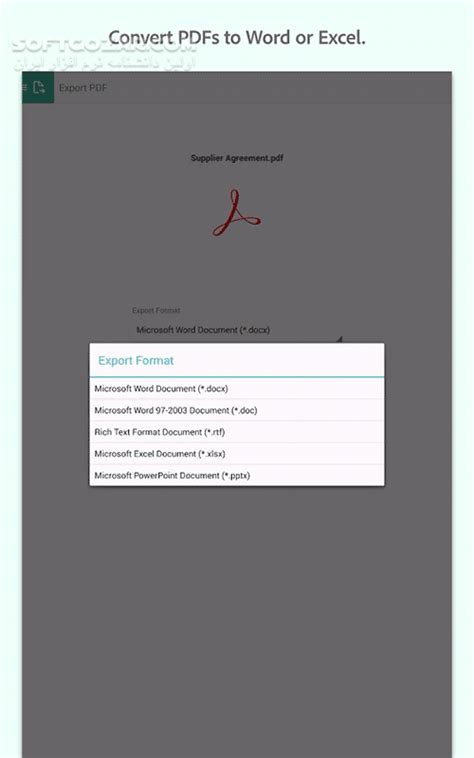 دانلود Adobe Acrobat Reader 25 9 0 41391 For Android 9 0 دانلود نمایش پی دی اف ادوب آکروبات