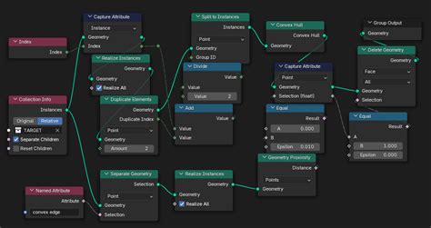 how can i use geometry nodes to delete only the outer portions of a