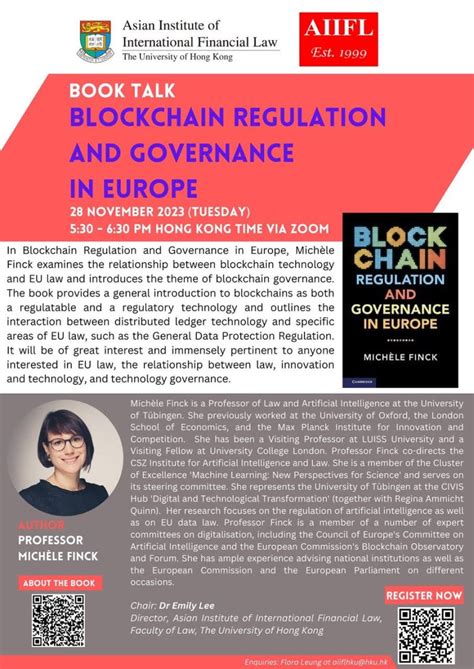 Blockchain Regulation And Governance In Europe Ida