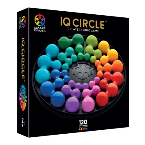 Smartgames® Iq Deluxe Circle 1 Player Logic Game Knowledge Tree