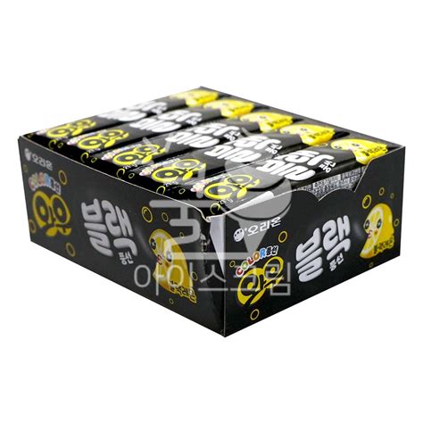와우 블랙 풍선껌 블랙레몬 21g X 5개 홈플러스 택배배송
