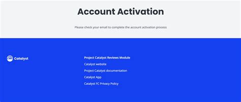 Registration Project Catalyst Knowledge Base Registration Project Catalyst Knowledge Base