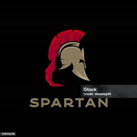 스파르타 또는 스파르타 헬멧 로고 스톡 일러스트 스파르타 그리스 고대 가디언 그리스 티탄 달 로고 스톡 일러스트 그리스 스파르타 그리스 고대 골동품 군대 벡터에 대한 스톡
