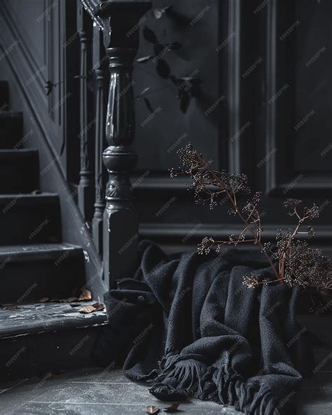 Elegant Black Aesthetic With Minimalist Design Elements Premium Ai