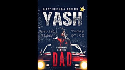 Happy Birthday Rocking Star Yash Birthday Special Video 2k19 Youtube