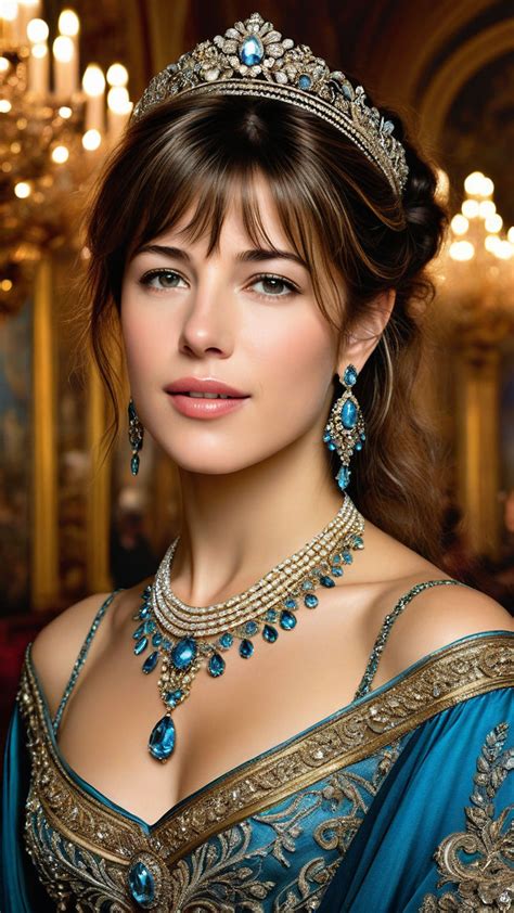 Portrait Of The Beautiful Sophie Marceau At Age 18 At The Im By Zhao