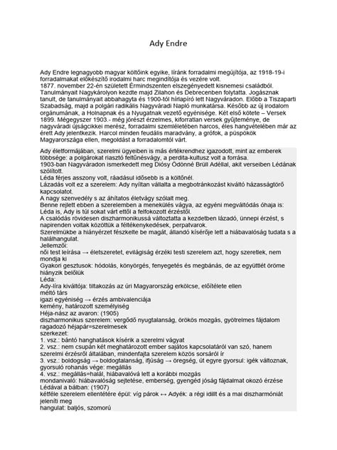 Ady Endre Pdf