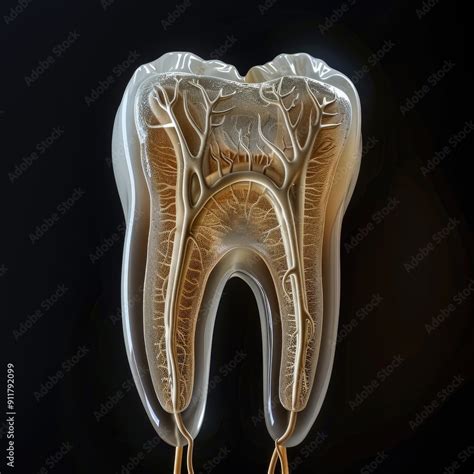 Dental Development Tooth Structure Nerve A Visible Cartilaginous
