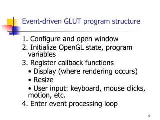 Opengl Intro Ppt