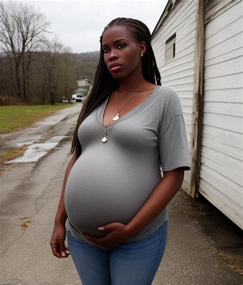 19yo Black Girl 41w Pregnant Poor Neighbourhood By Sebmeister On