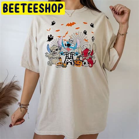 Stitch Halloween Disney Trick Or Treat Halloweentrending Unisex Shirt