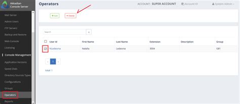 72 Delete An Operator Akkadian Console Server 442