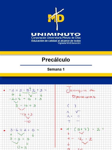 Semana 1 Precalculo Pdf