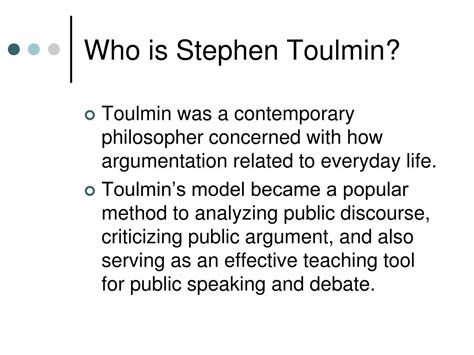 Ppt Toulmin Analysis And Rogerian Argument Powerpoint Presentation