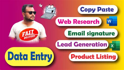 Do Data Entry Web Research Copy Paste Virtual Assistance With Honesty By Mahedinoyon Fiverr
