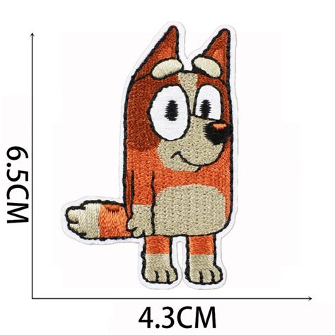 Bluey Bingo Heeler Embroidered Patch — Little Patch Co