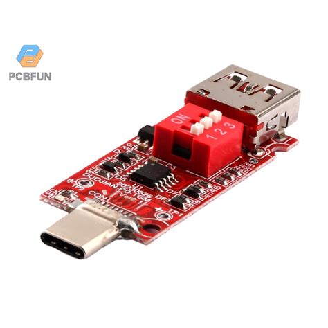Pcbfun Usb Type C Pd Qc Decoy Trigger Board Motherboard Power Supply Voltage Tester Shopee
