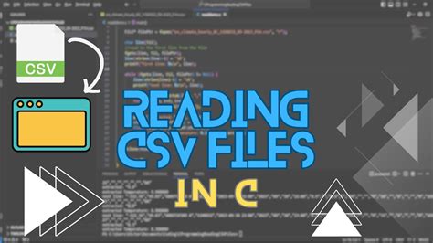 Reading CSV Files In C With Real World Data No Need To Know How