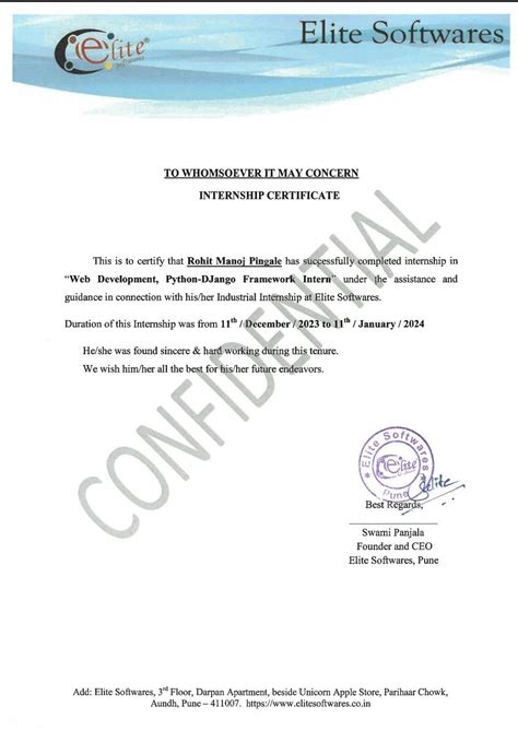 Python Django Webdevelopment Rohit Pingale