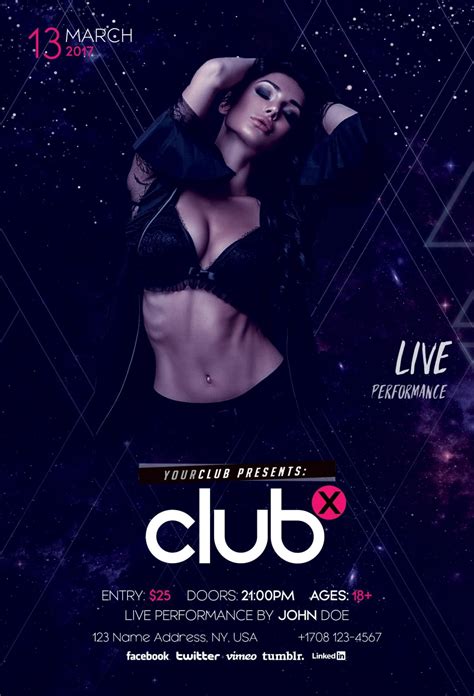 Free Valentines Party Psd Flyer Template Psdflyer