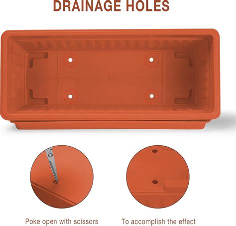 Hoxha Window Box Planter Rectangular Plastic India Ubuy