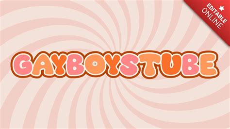 Gayboystube Retro Lettering Font Text Effect Generator