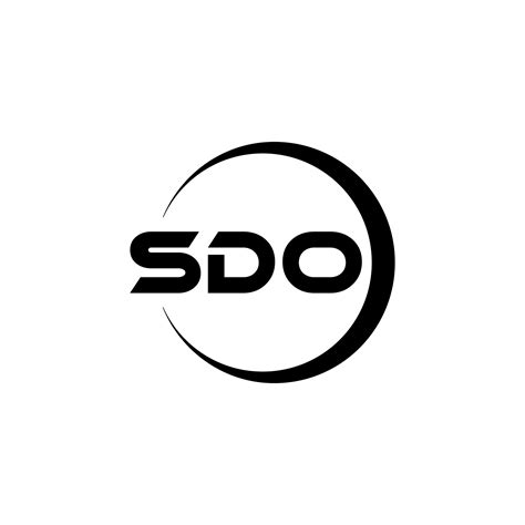 Diseño Del Logotipo De La Letra Sdo En La Ilustración Logotipo