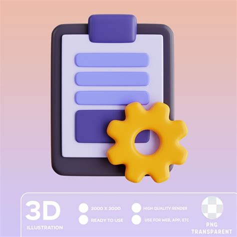 Premium Psd Psd Project Management 3d Illustration