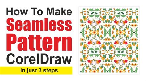 how to make a seamless pattern in coreldraw coreldraw vector pattern