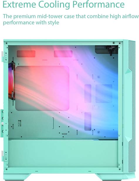 Buy Vetroo M03 Compact Computer Case Micro ATX Mini ITX Mint Green