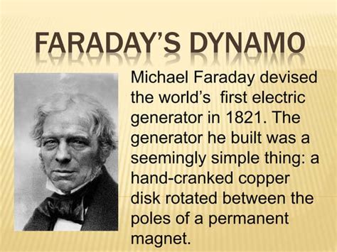 Faradays Dynamo Pptx