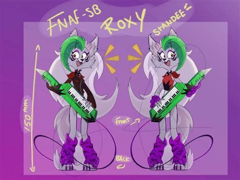 Fnaf Security Breach Roxy Standee Preorder Etsy