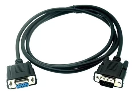 Cabo Serial Rs232 Db9 Macho Para Db9 Fêmea De 1 80mts 5uni Parcelamento Sem Juros